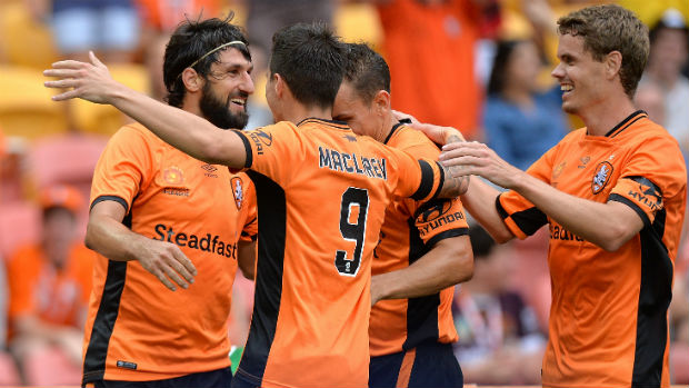 Roar fire four past Reds in Brisbane - A-Leagues