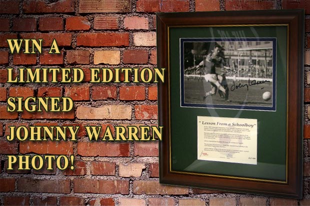 Want to win a signed Johnny Warren photo? - A-Leagues
