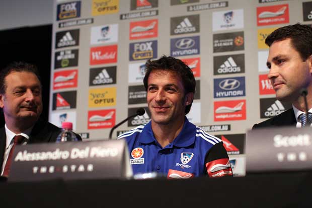 Del Piero shrugs off pressure - A-Leagues