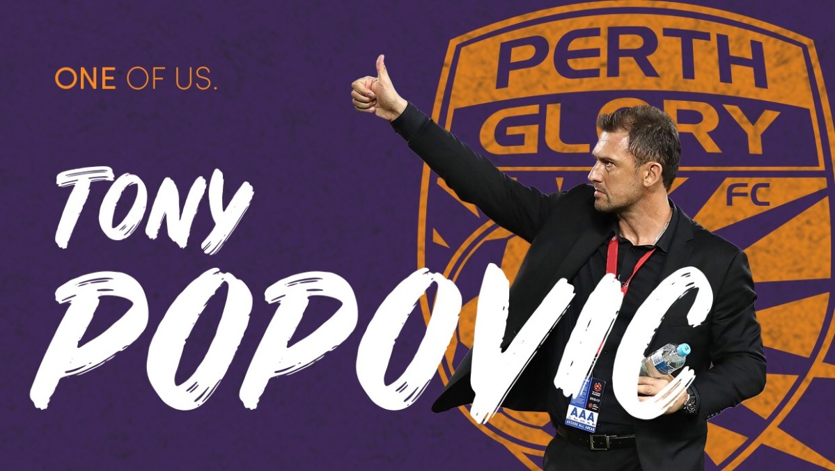 Popovic confirmed as new Perth Glory Head Coach - A-Leagues