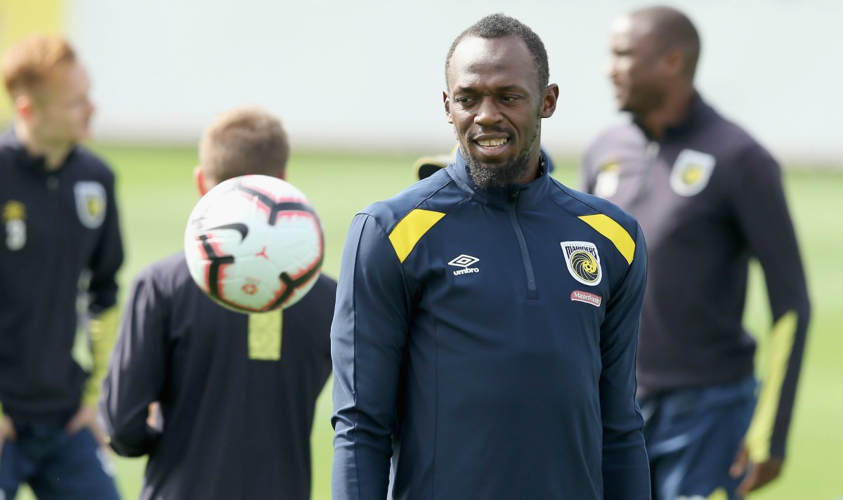 Bolt admits nerves ahead of launching his football career on Friday - A ...