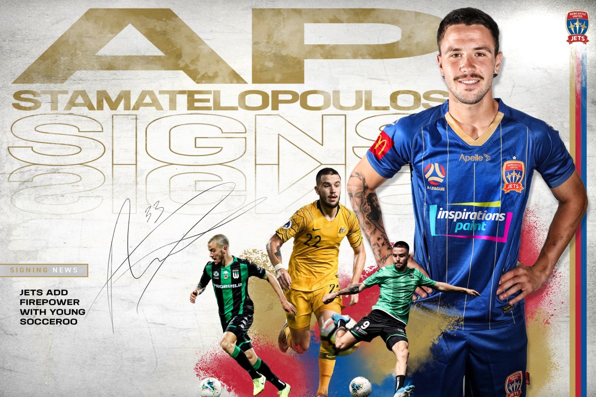Signing news: Stamatelopoulos lands with Jets - A-Leagues