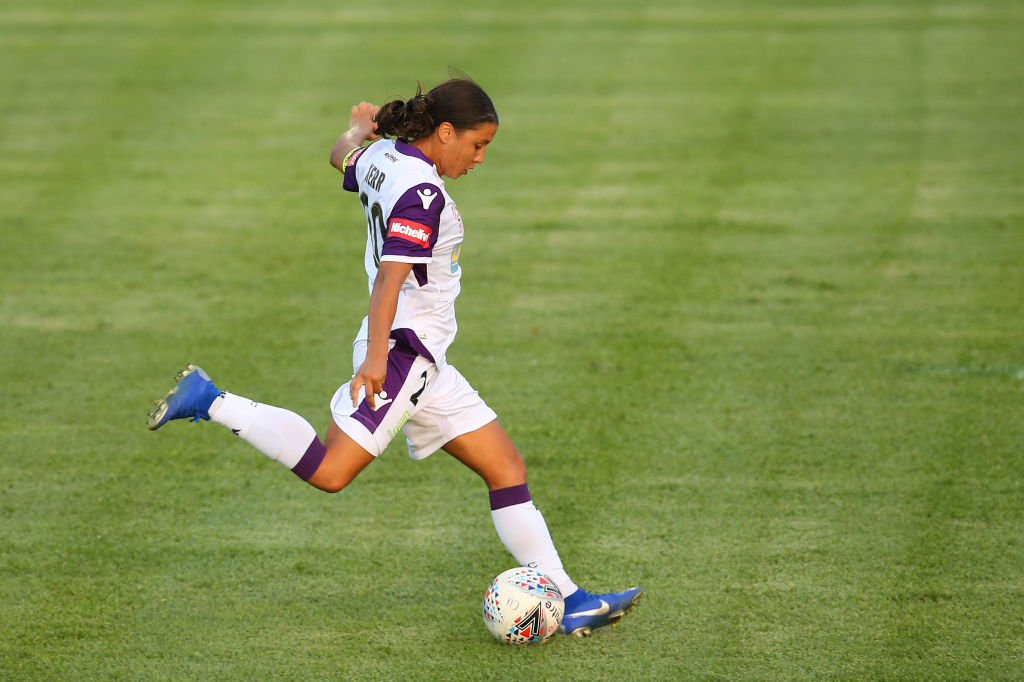 Sam Kerr breaks Westfield W-League goalscoring record in Wanderers rout ...