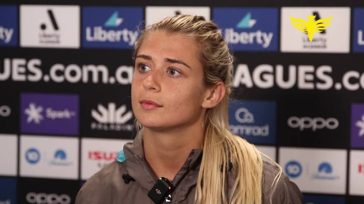Hailey Davidson | Round 4 Press Conference | Wellington Phoenix v ...