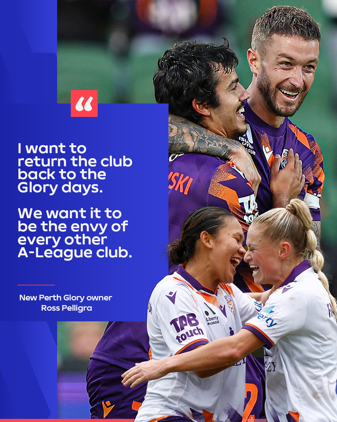Pelligra Group announced as new owners of Perth Glory