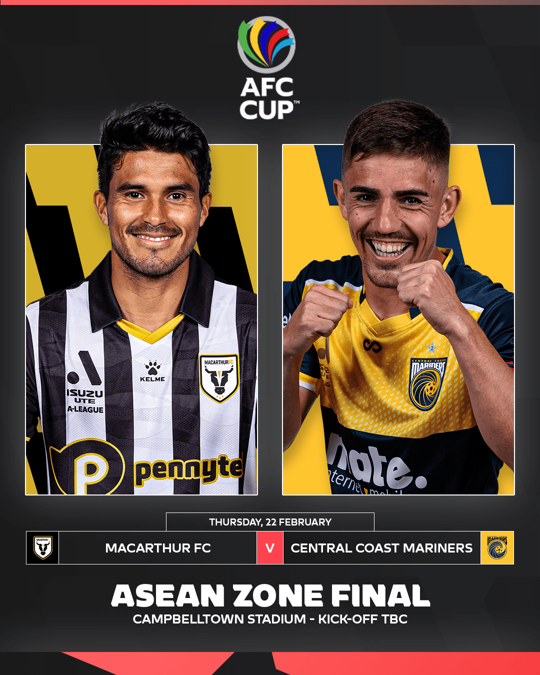 Macarthur & Mariners set for historic Asian matchup after AFC Cup victories