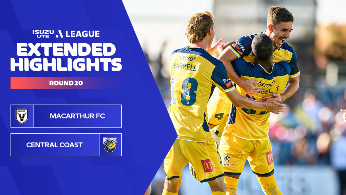Macarthur FC v Central Coast Mariners – Extended Highlights | Isuzu UTE A-League 2023-24 | Round ...