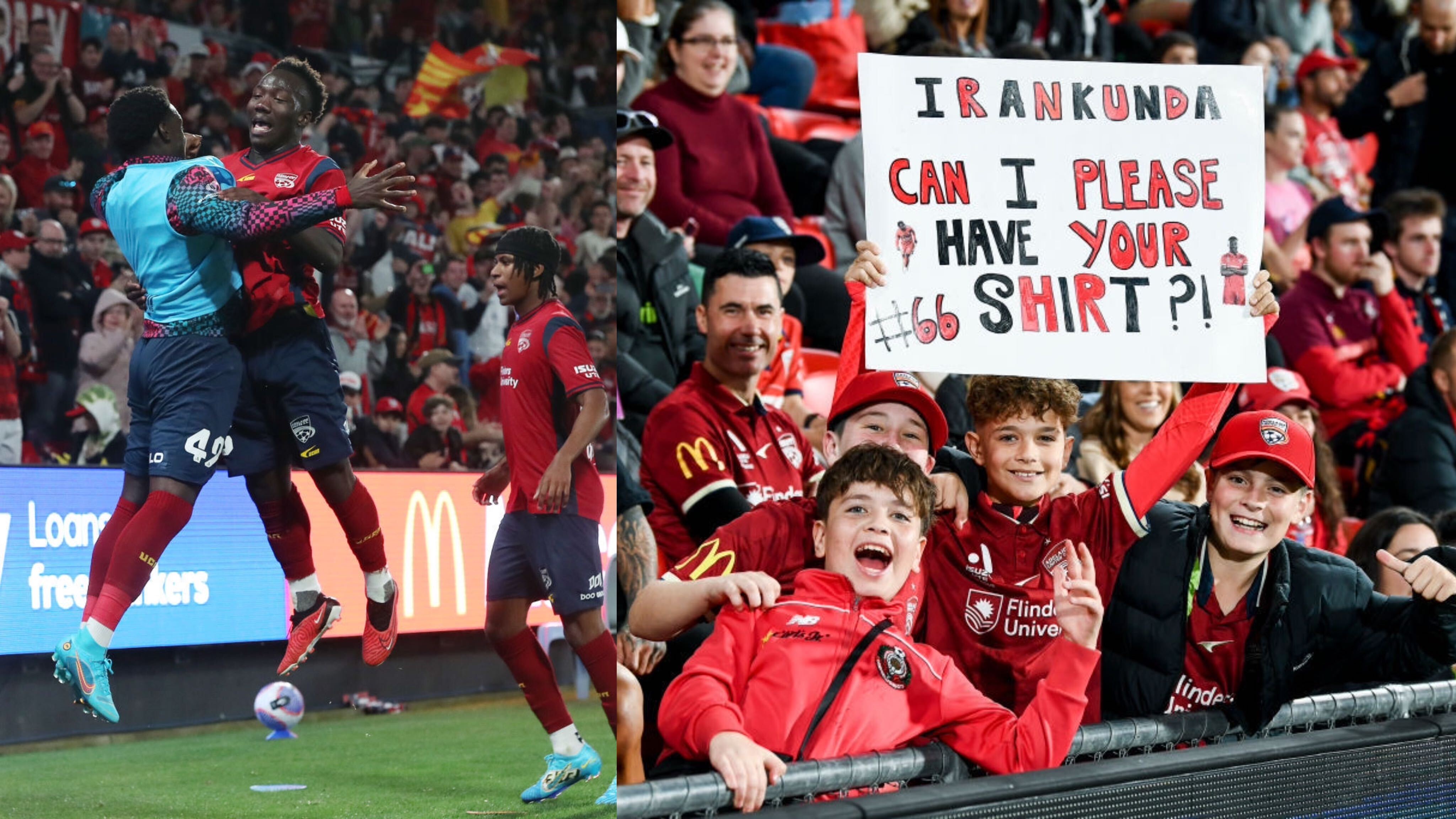 Nestory Irankunda's message to Adelaide fans as the Aussie young gun ...