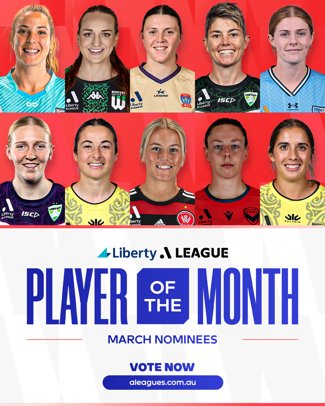 A-League Women Player of the Month, March 2024: Vote now!