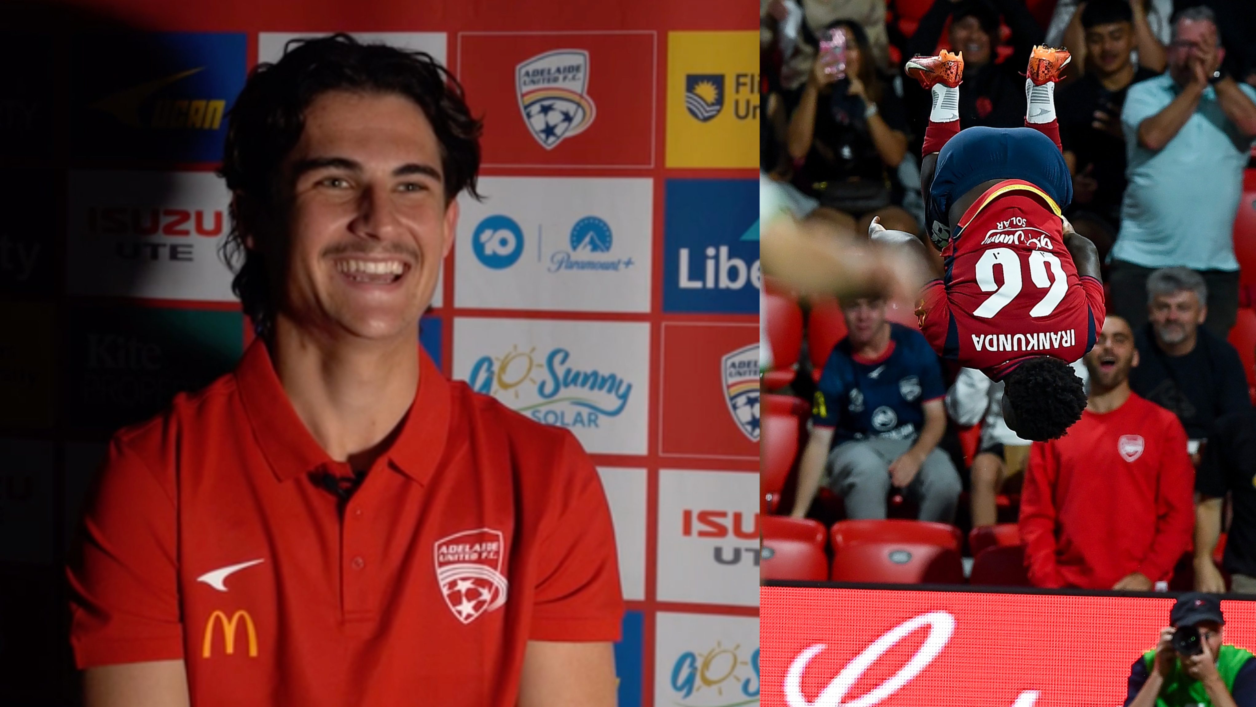 Watch: Archie Goodwin's first Adelaide United interview