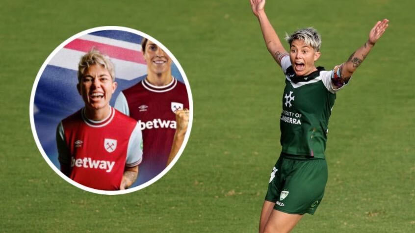 Michelle Heyman: Full story behind THAT viral West Ham kit photo