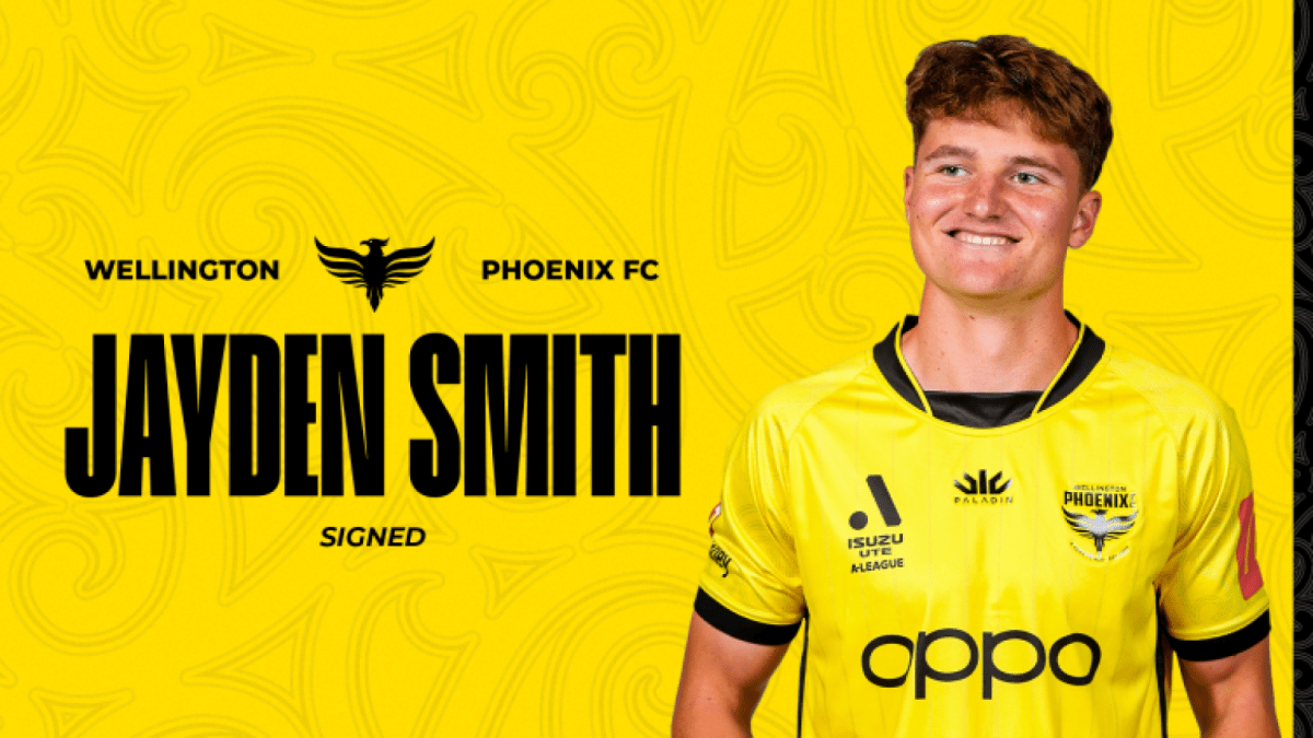 Academy defender Jayden Smith signs senior Wellington Phoenix deal
