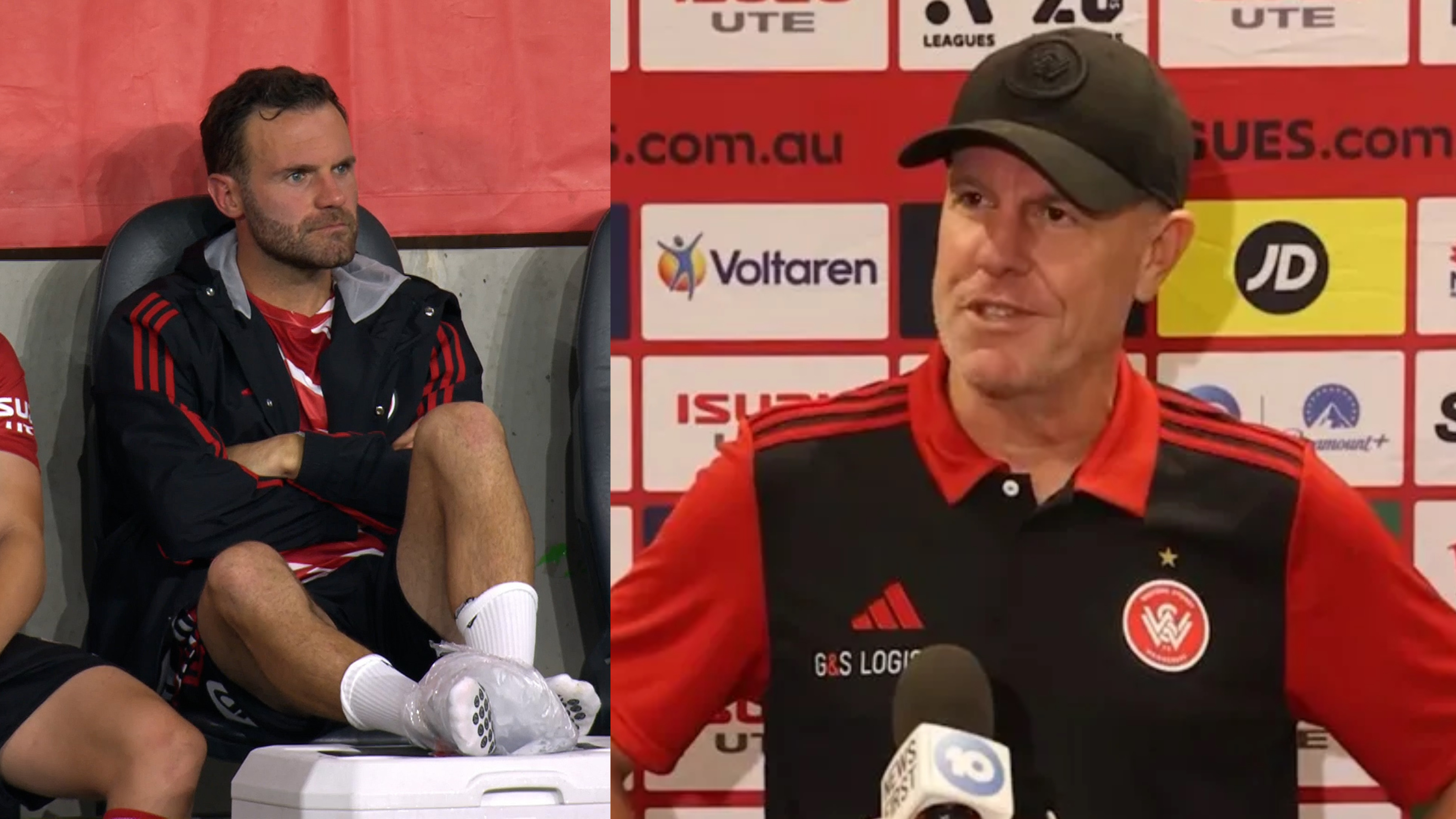 Stajcic's update on injured Wanderers captain & Juan Mata for Rd 4