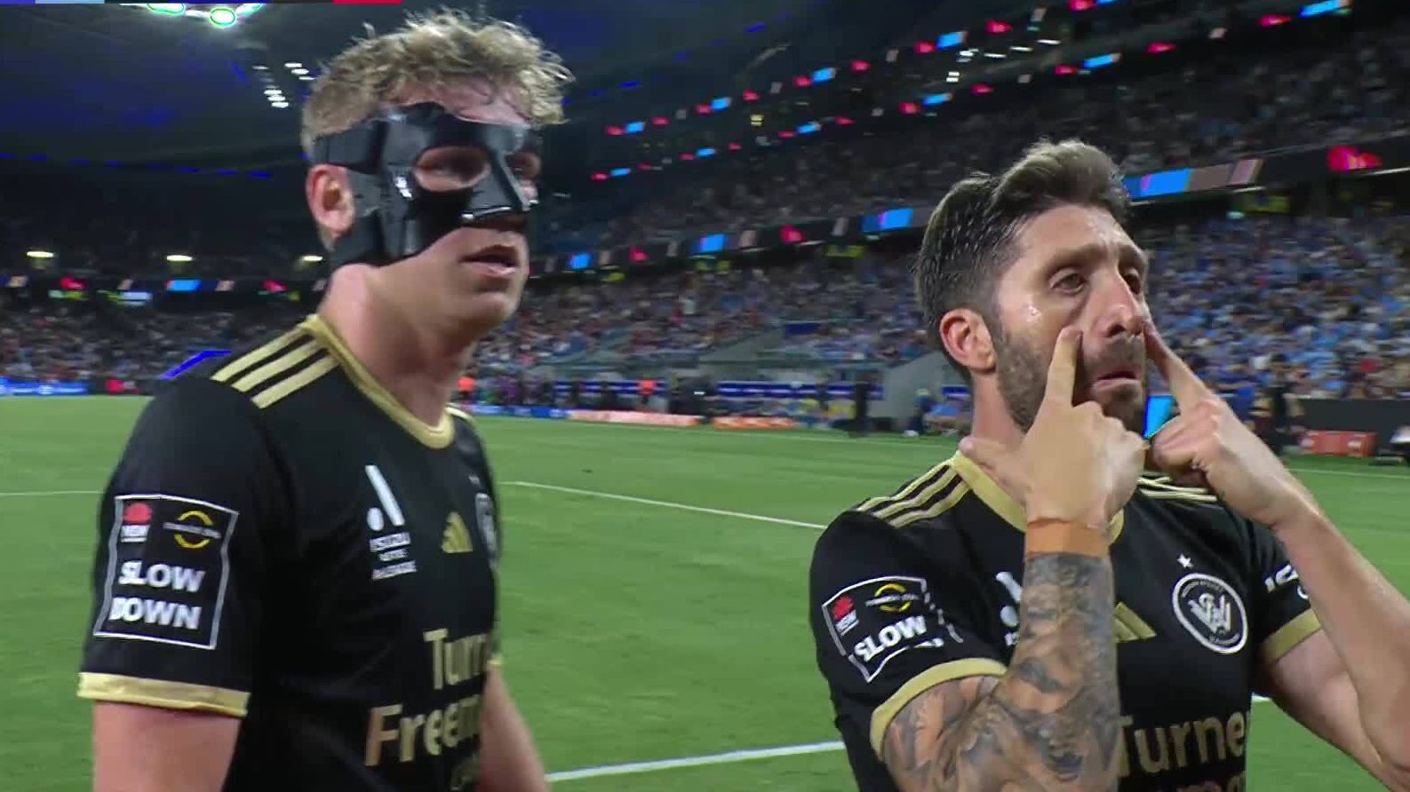 Sydney Derby: Zac Sapsford goal, celebration, video