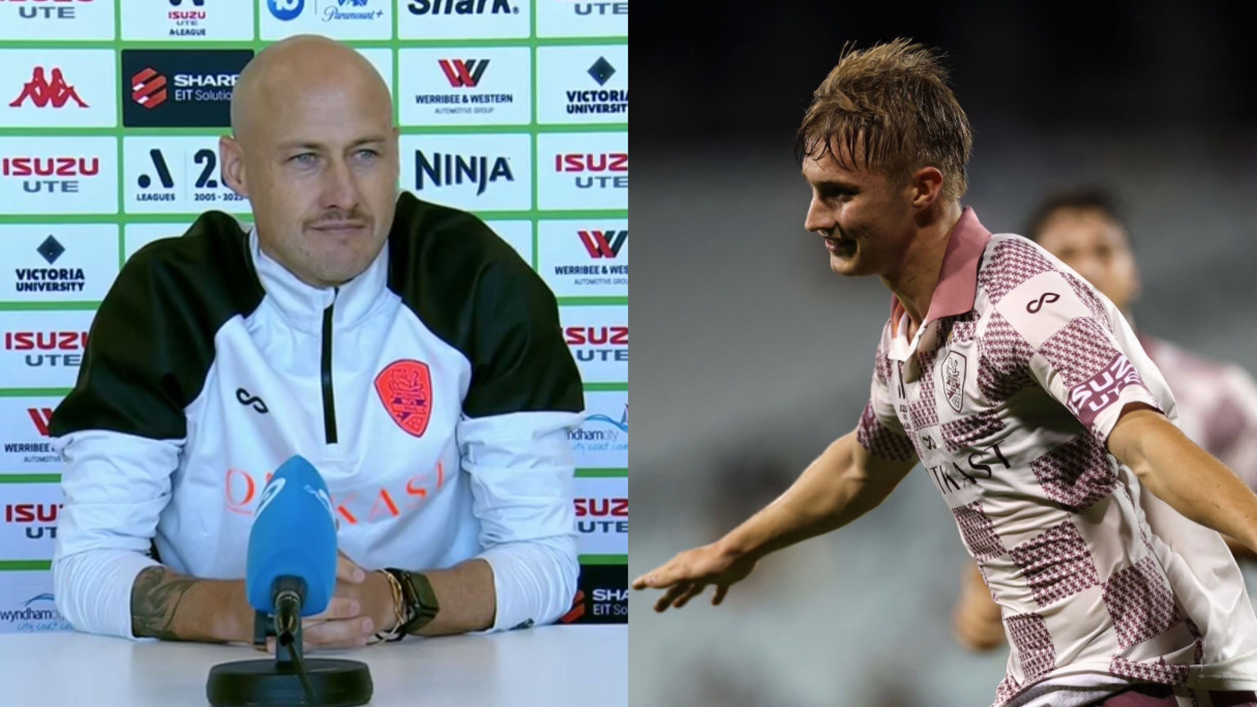 Brisbane Roar coach responds to Thomas Waddingham transfer reports