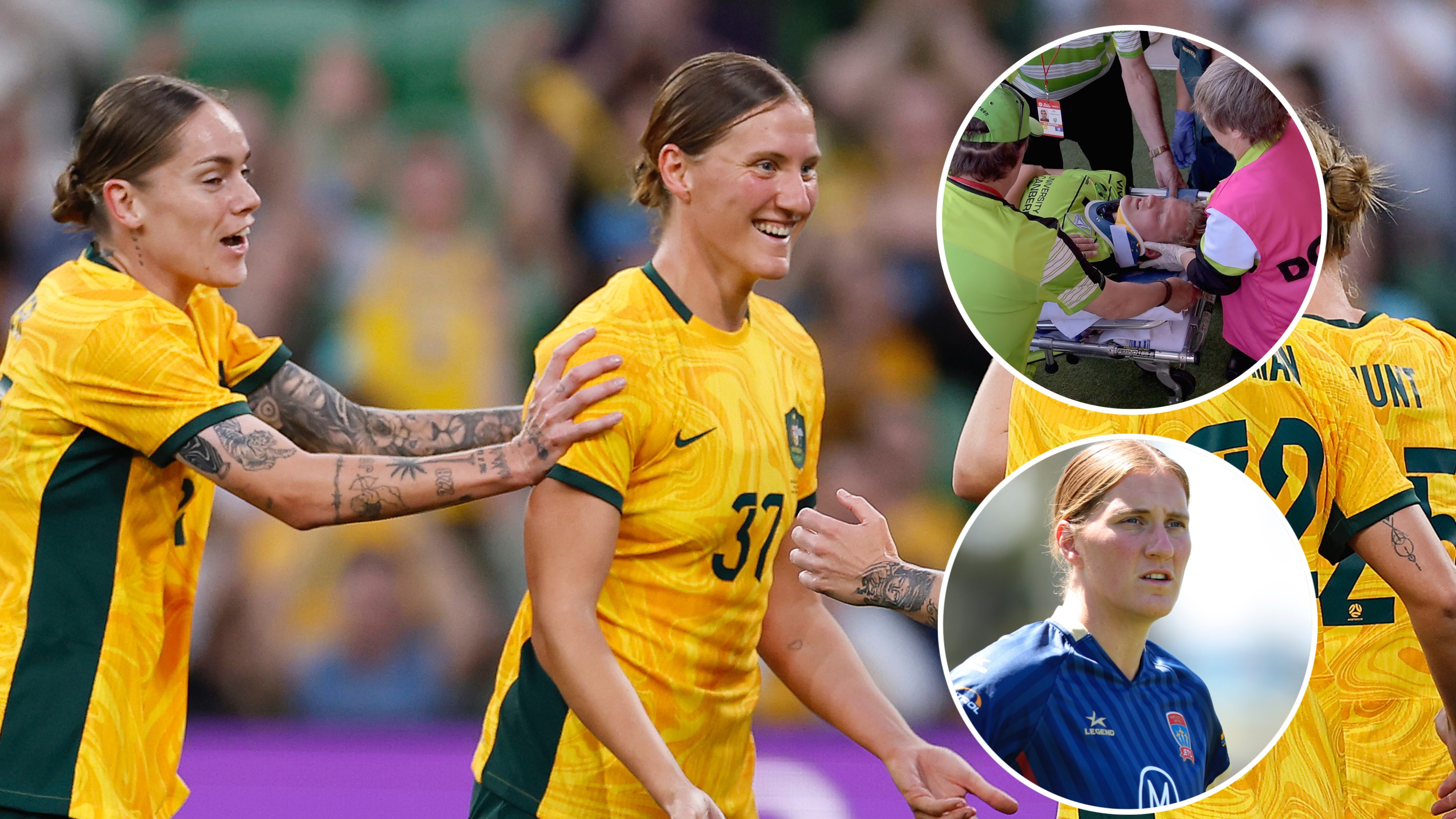Natasha Prior's journey from retirement at 21 to Matildas debut
