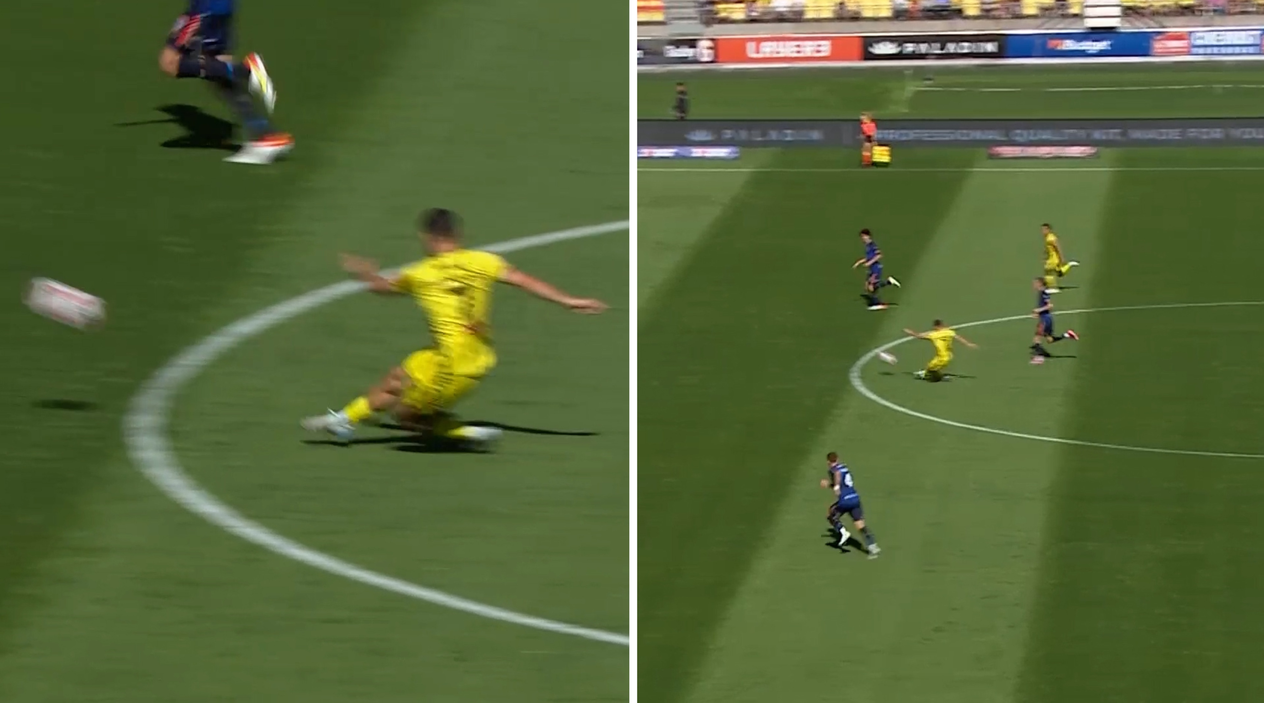 Kosta Barbarouses scores incredible A-League goal from centre circle