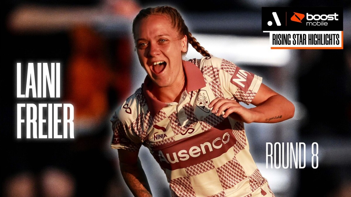 Laini Freier | Boost Rising Star | Round 8 | Ninja A-League | A-League ...