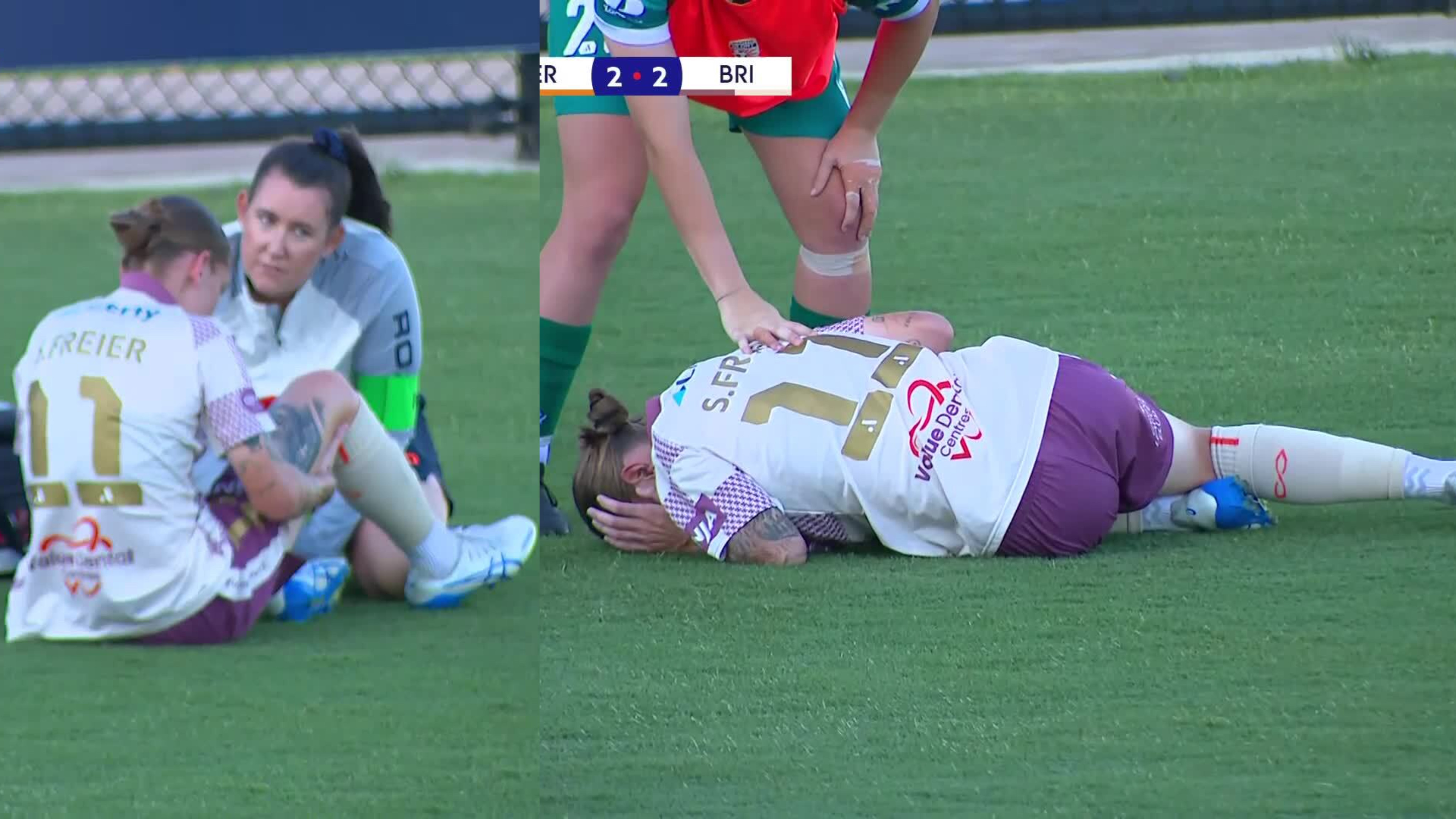 Sharn Freier injury update, Brisbane Roar, A-League Women, Matildas