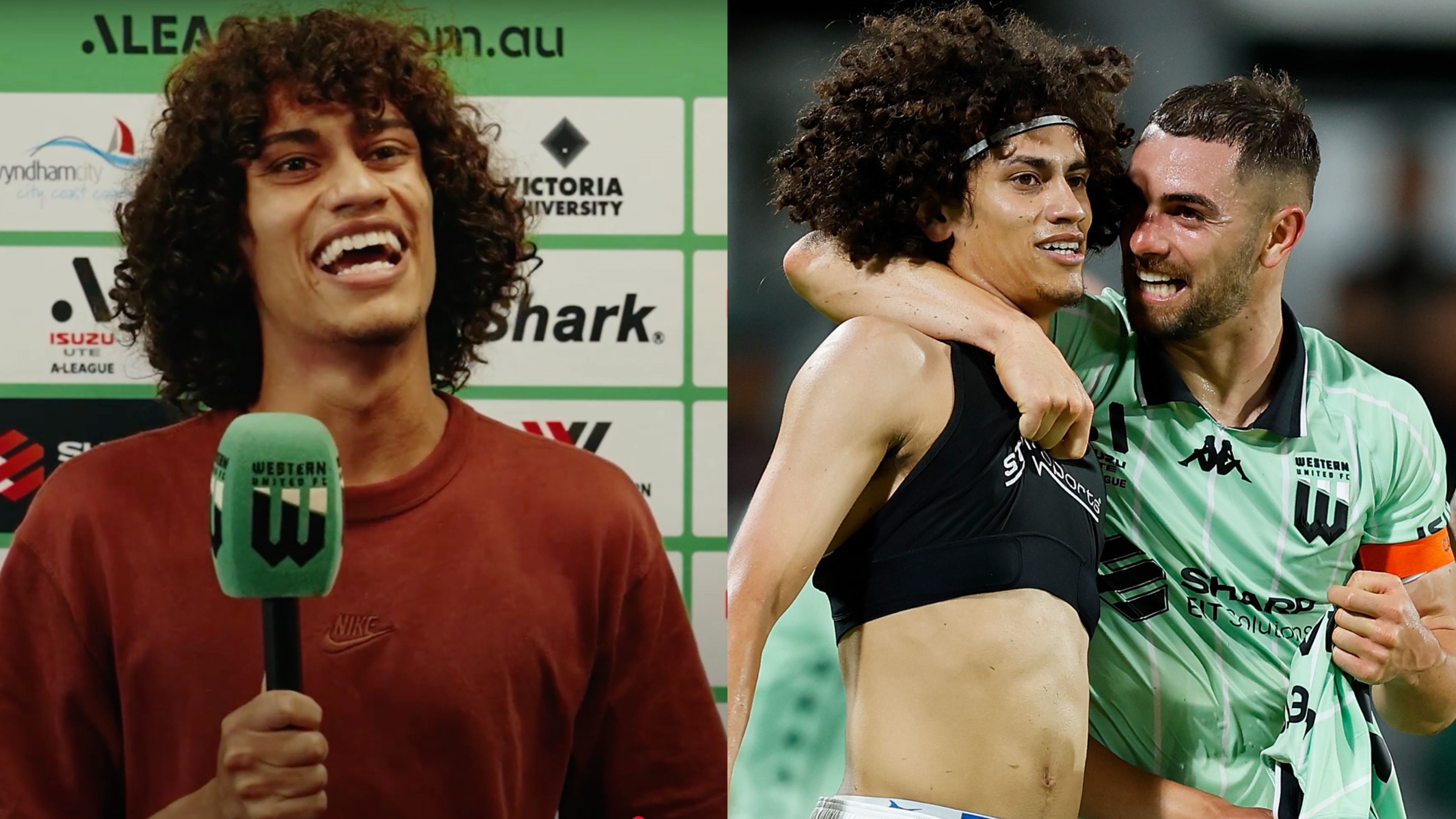 Jordan Lauton's wholesome reaction to 'crazy' A-League goal