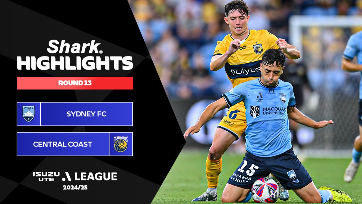 Sydney FC v Central Coast Mariners – Shark Highlights | Isuzu UTE A-League 2024-25 | Round 13 ...