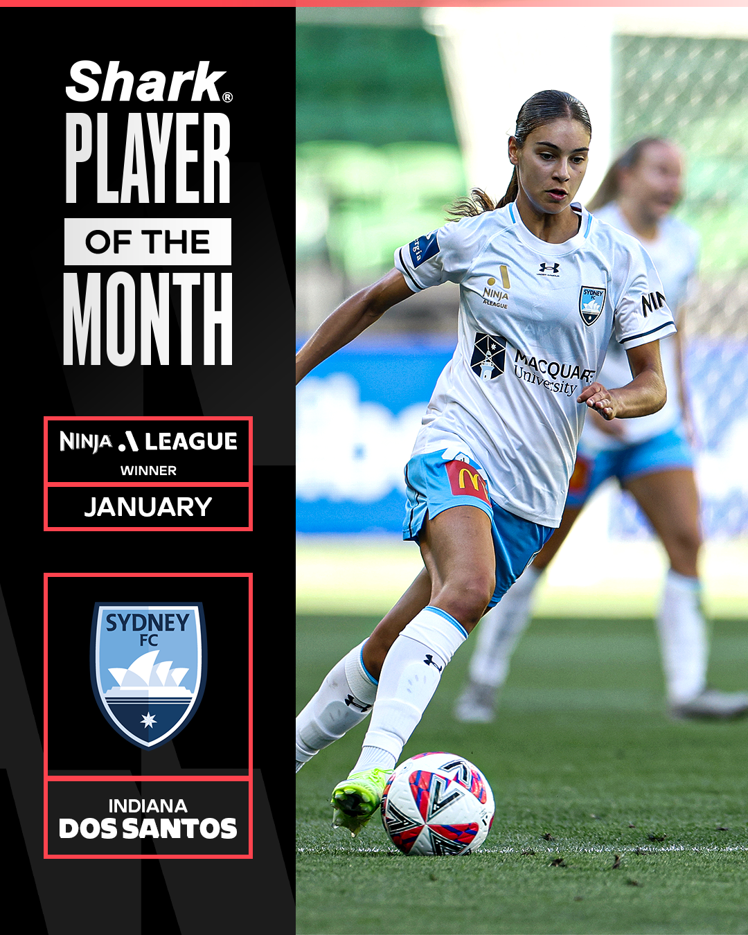 Sydney FC rising star Dos Santos named January Shark Player of the ...