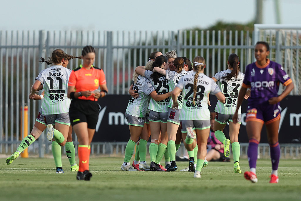 Matildas star inspires Canberra United to 9-year A-League first and top ...