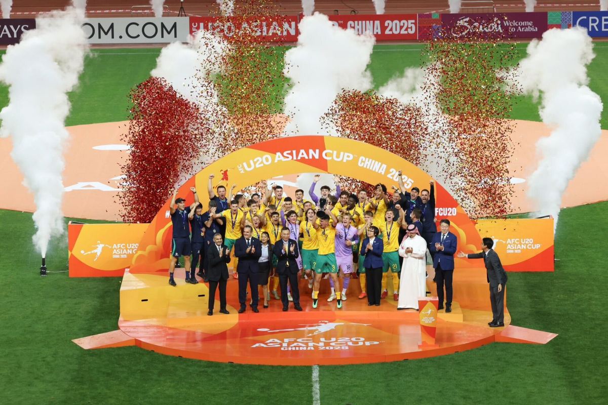 Young Socceroos make history with first ever U20 Asian Cup title