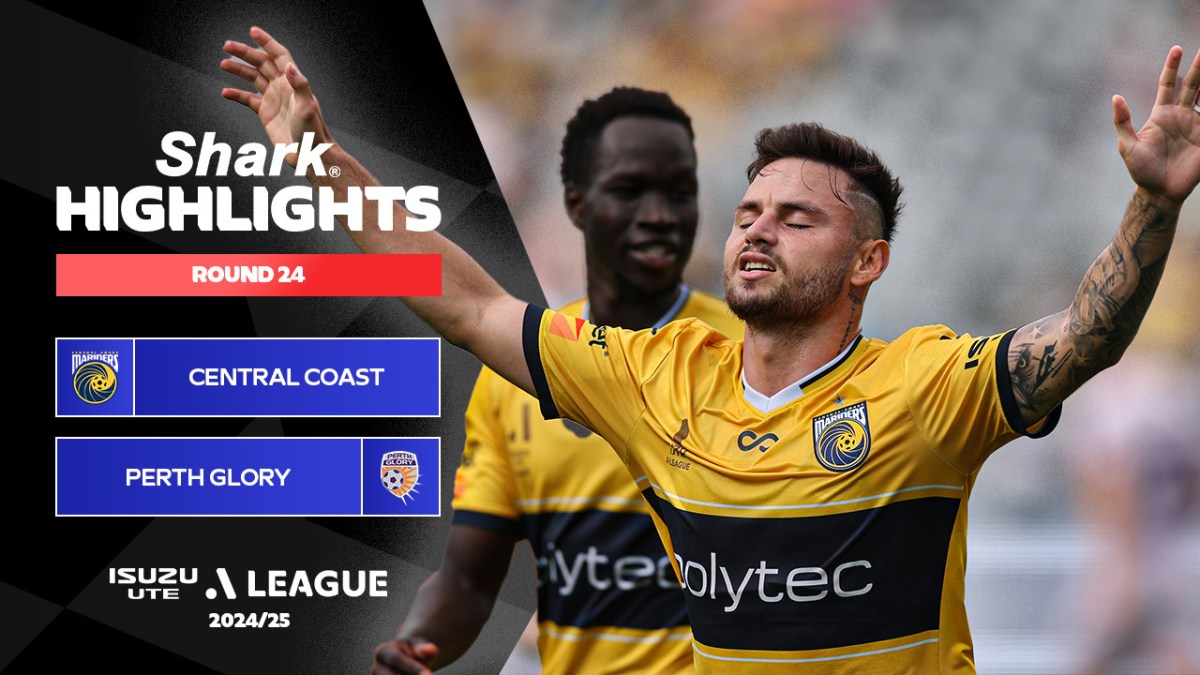 Central Coast Mariners v Perth Glory – Shark Highlights | Isuzu UTE A-League 2024-25 | Round 24 ...