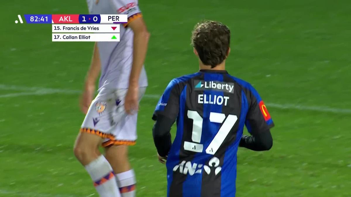 Shot: Liam Gillion 83′ | A-League Men | 28 Apr 2025
