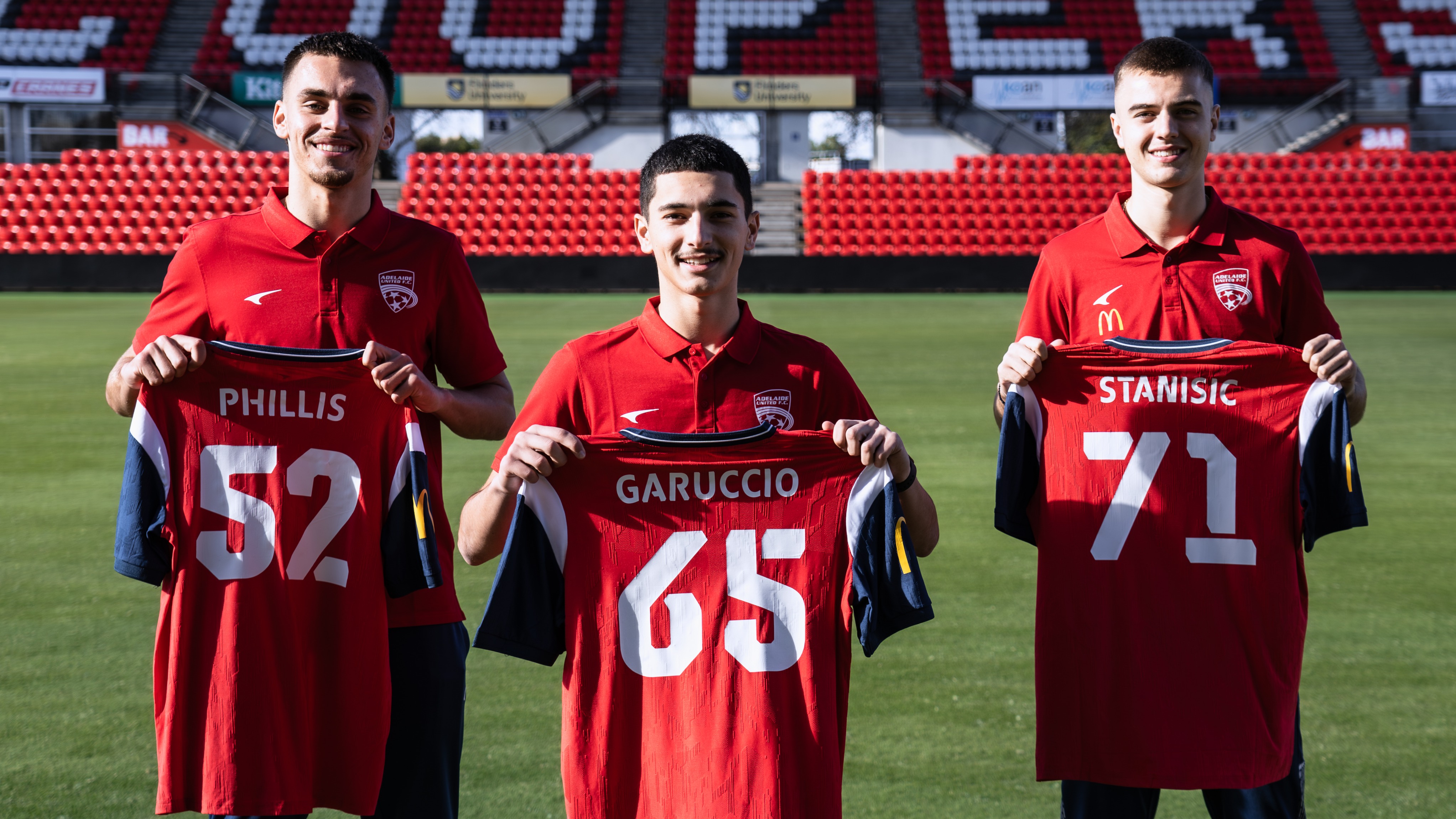 Adelaide United sign young trio to scholarship deals: 'A special day'