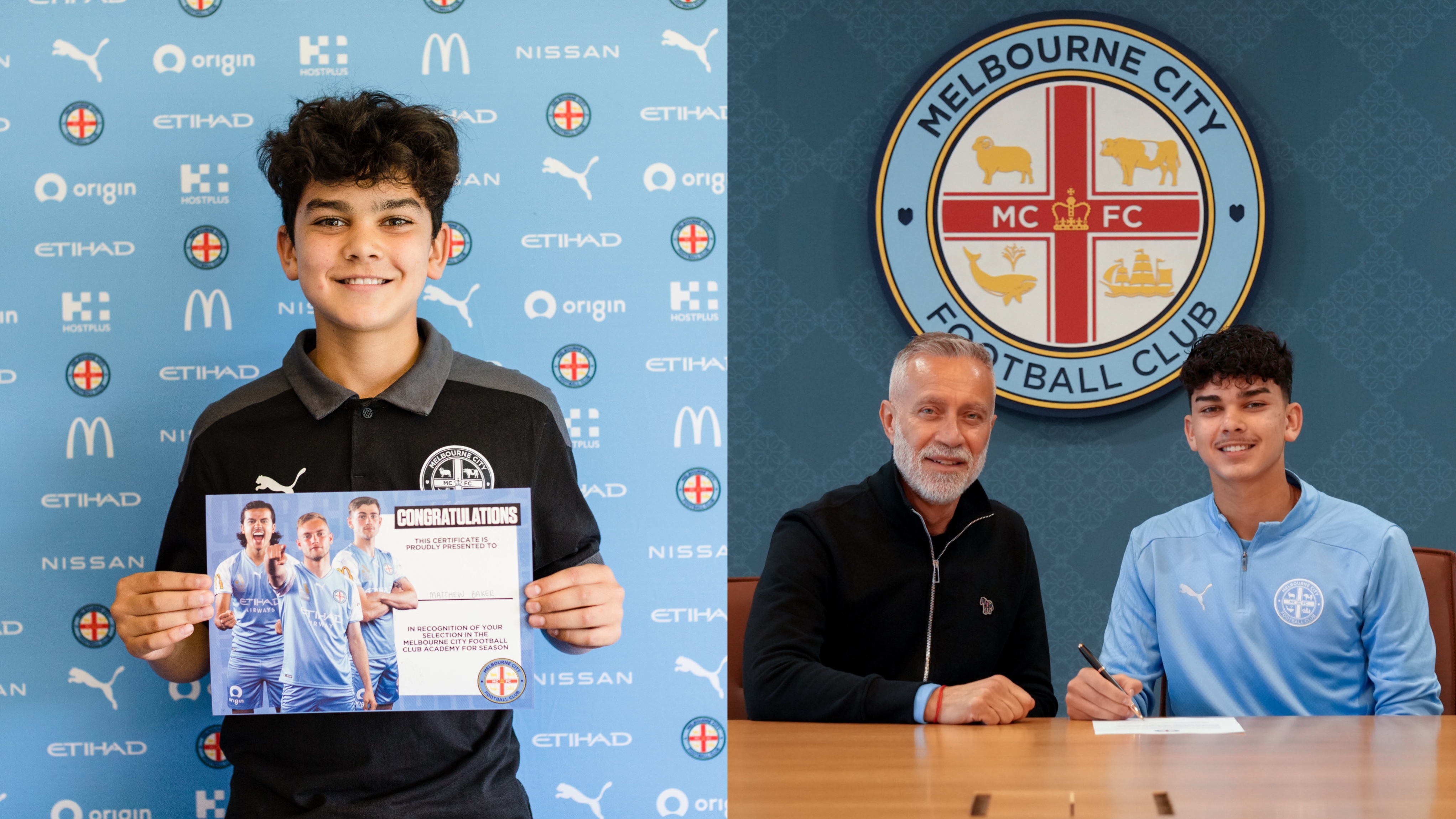 Melbourne City academy gun Matthew Baker signs first pro deal