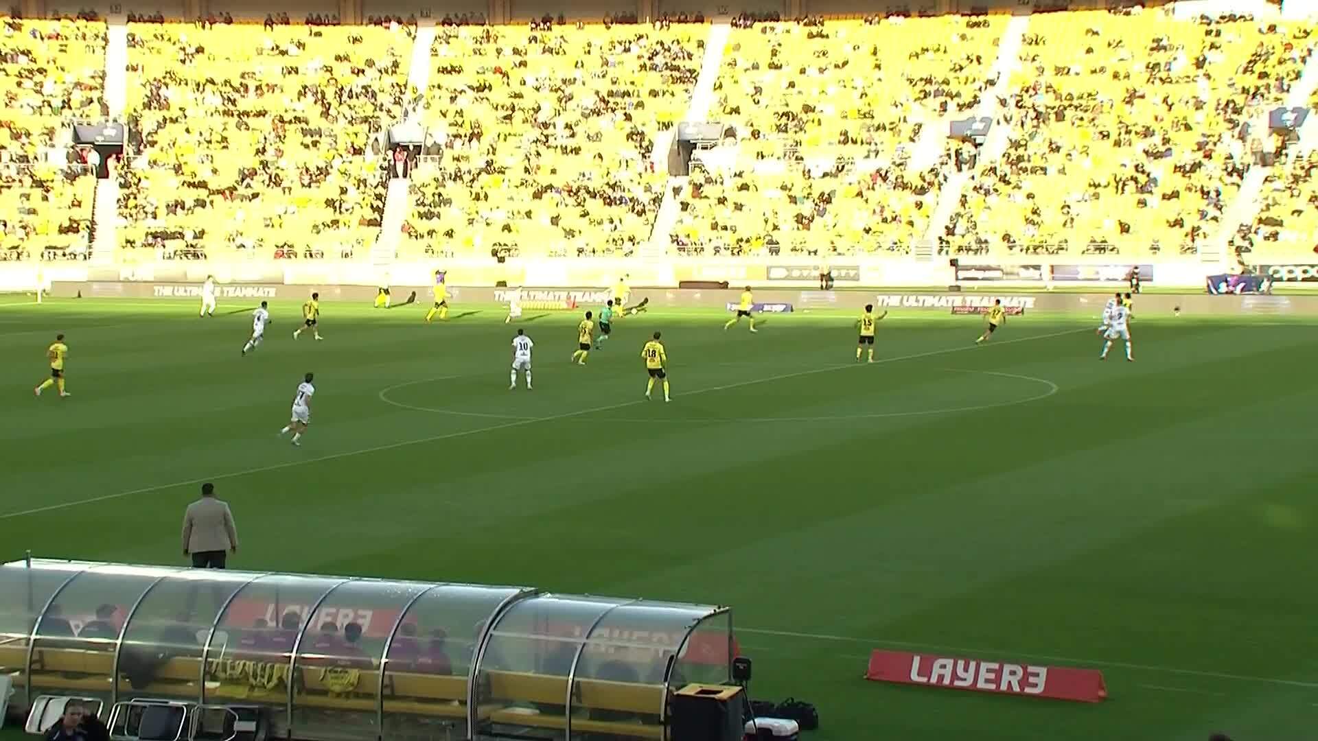 WATCH: Wellington's high line exposed by Auckland after 28 seconds!